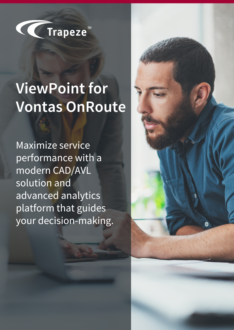 ViewPoint for Vontas OnRoute | Trapeze Group Solution Sheet